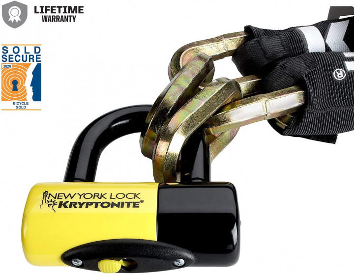 Kettenschloss New York FAHGETTABOUDIT 1415 KRYPTONITE | Decathlon
