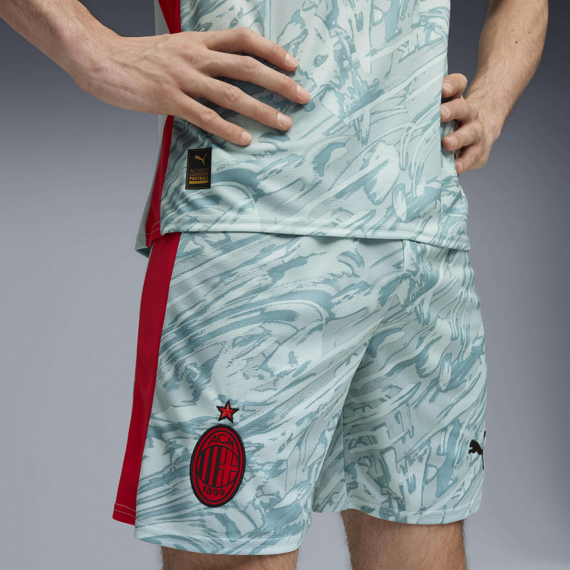 AC Milan 25/26 Torwartshorts Herren PUMA Modern Mint For All Time Red ...