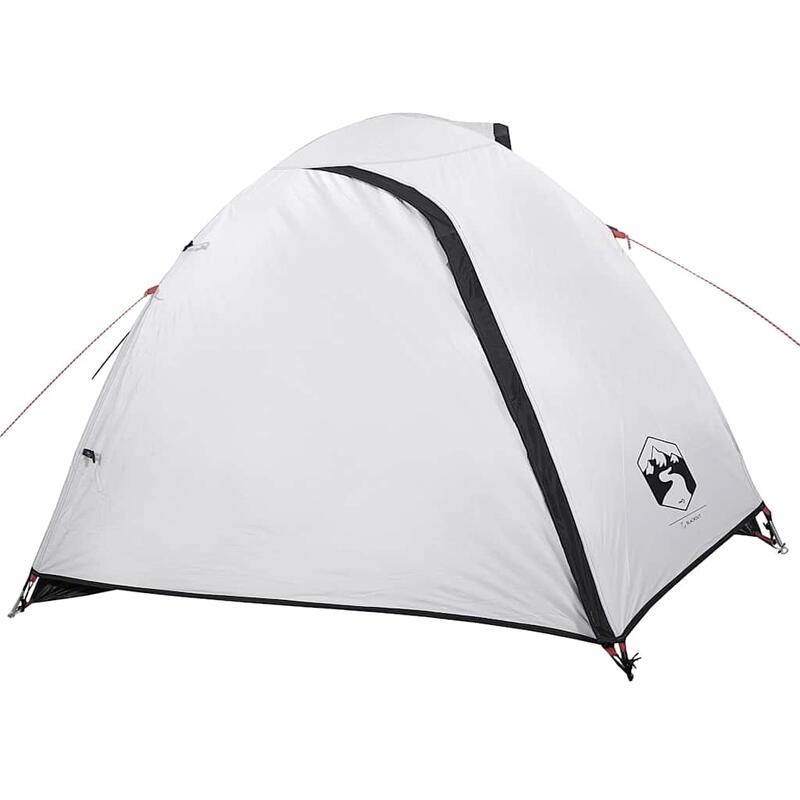 VIDAXL - Cort de camping vidaXL alb, tip cupolă, pentru 4 persoane ...