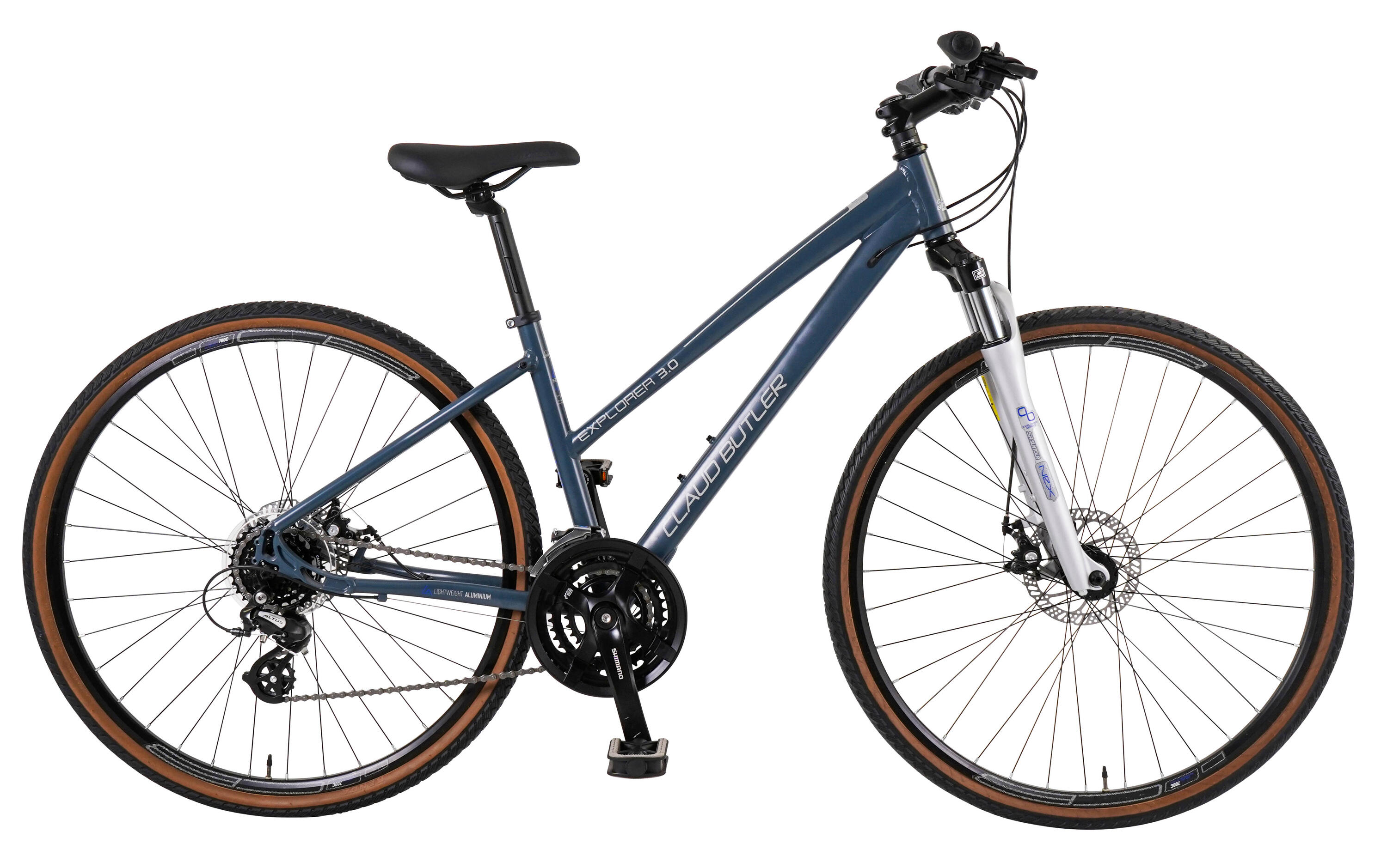 Claud Butler Explorer 3.0 Low Step Hybrid Bike CLAUD BUTLER | Decathlon
