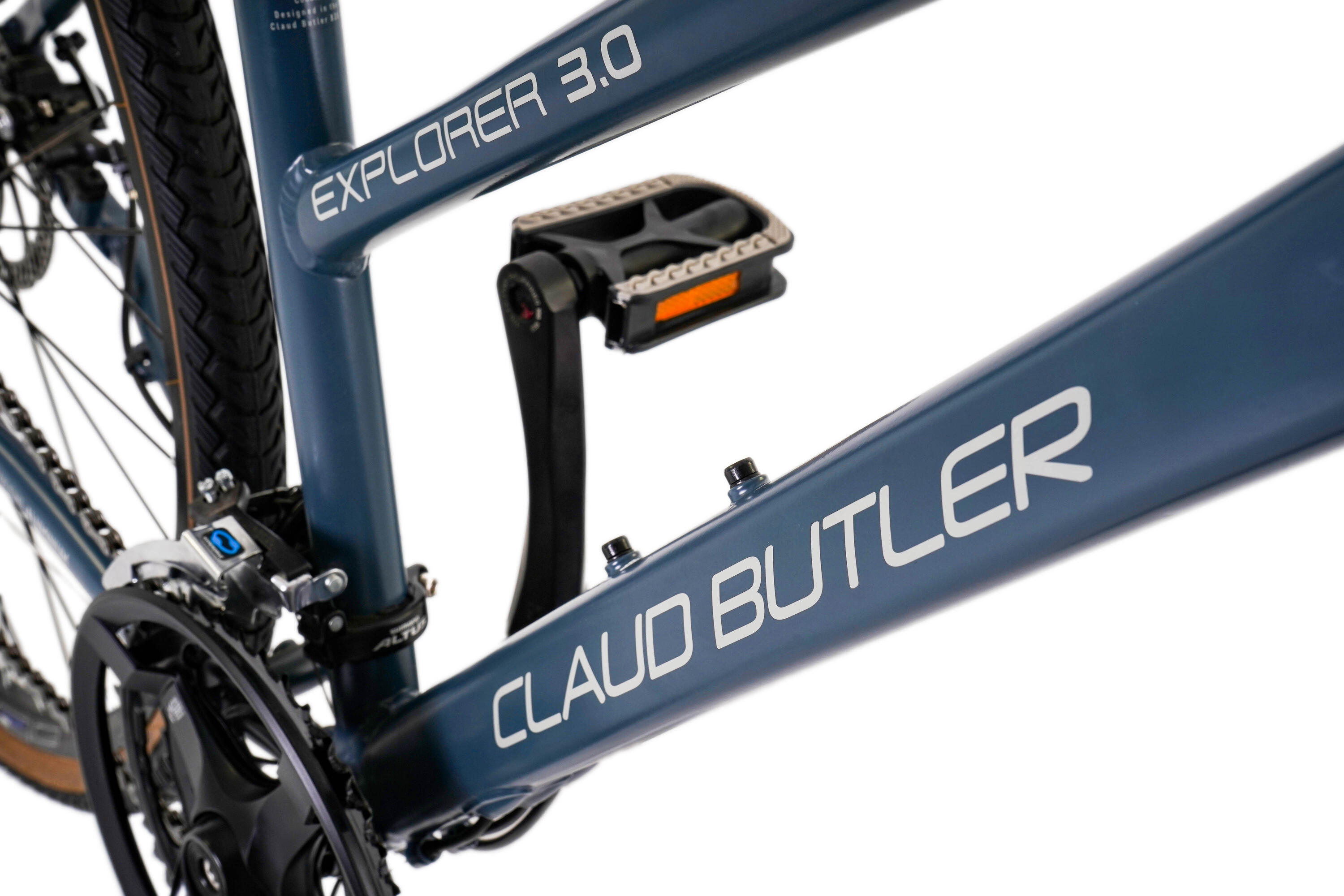 Claud Butler Explorer 3.0 Low Step Hybrid Bike CLAUD BUTLER | Decathlon