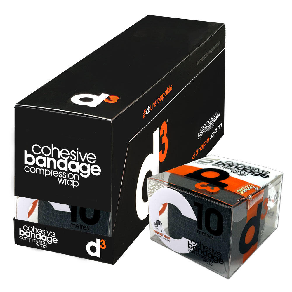 Cohesive Bandage 50mm x 10m Compression Wrap - Beige - 6 Rolls | Decathlon