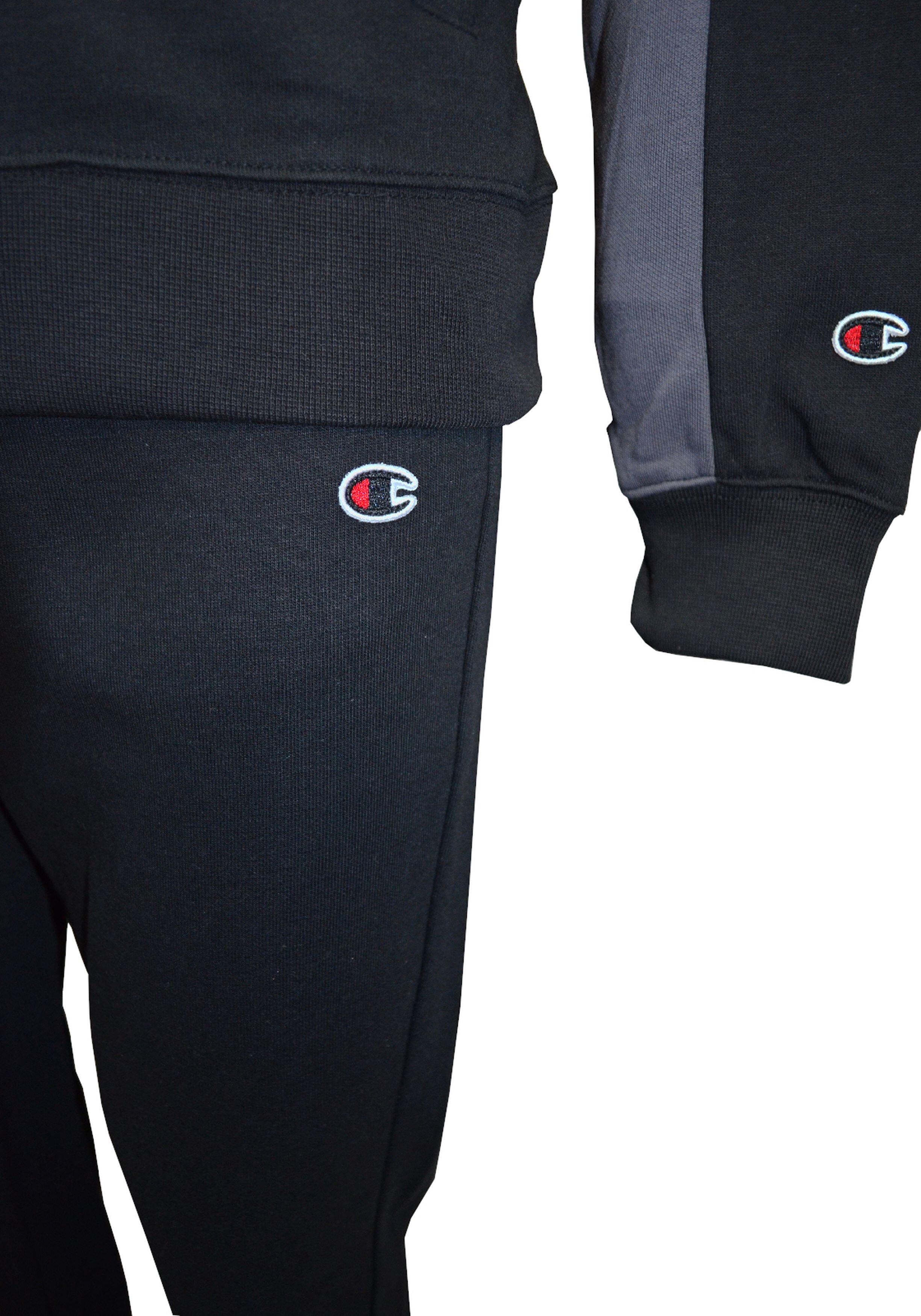 Trainingsanzug Colorblock Schwarz - 220814-KK001 CHAMPION | Decathlon