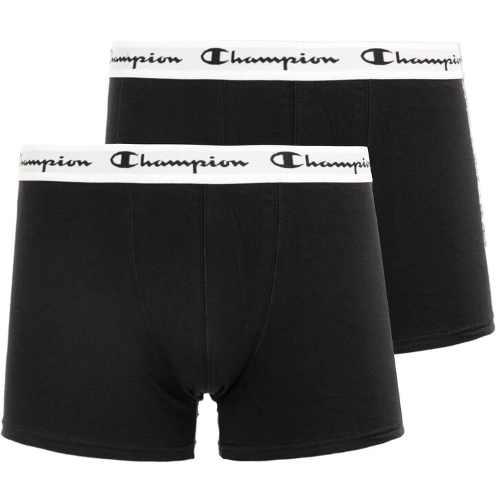CHAMPION - Pantaloni scur i de boxer pentru bărbați - alb/negru din ...