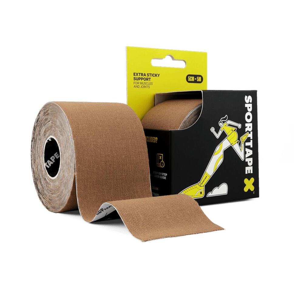 KINESIOLOGY TAPE - 5CM x 5M - BROWN | Decathlon