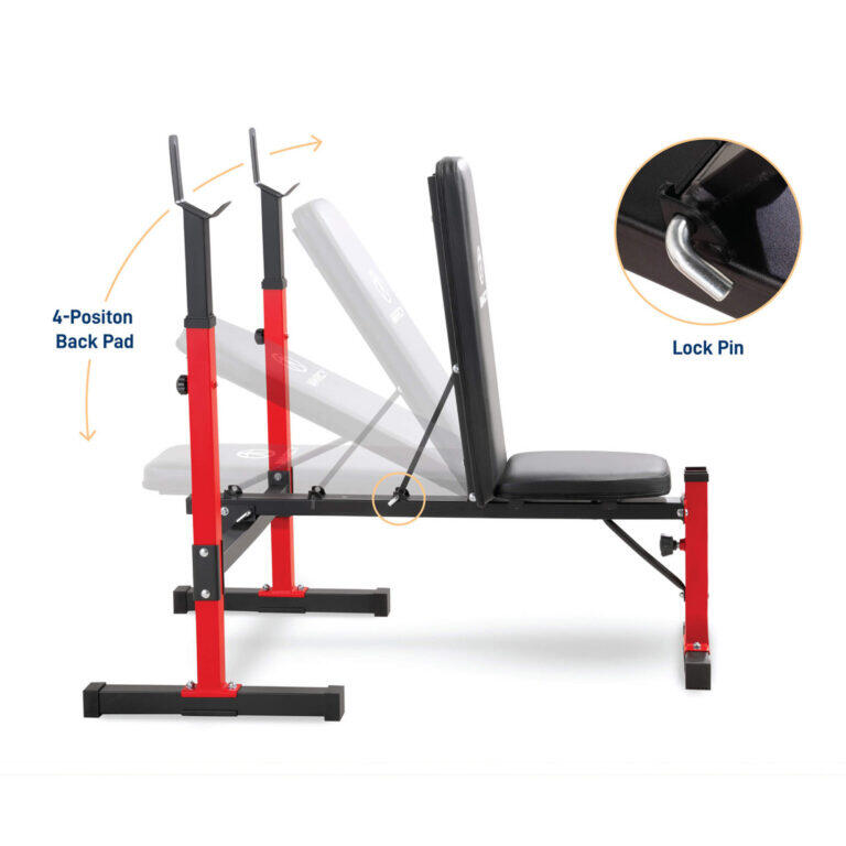 FOLDING STANDARD WEIGHT BENCH MWB-5511 | Decathlon