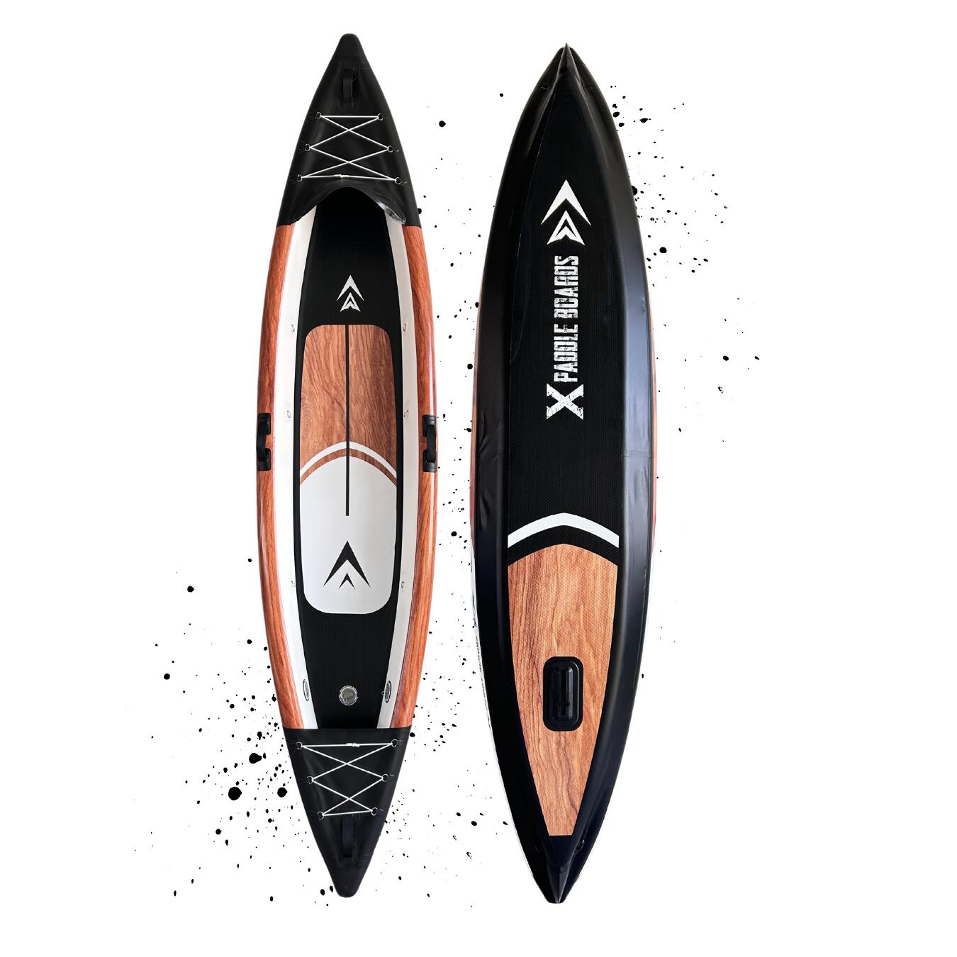 K-Black 1-Person Drop-Stitch Kayak 366x75x42 cm – Complete Pack X ...