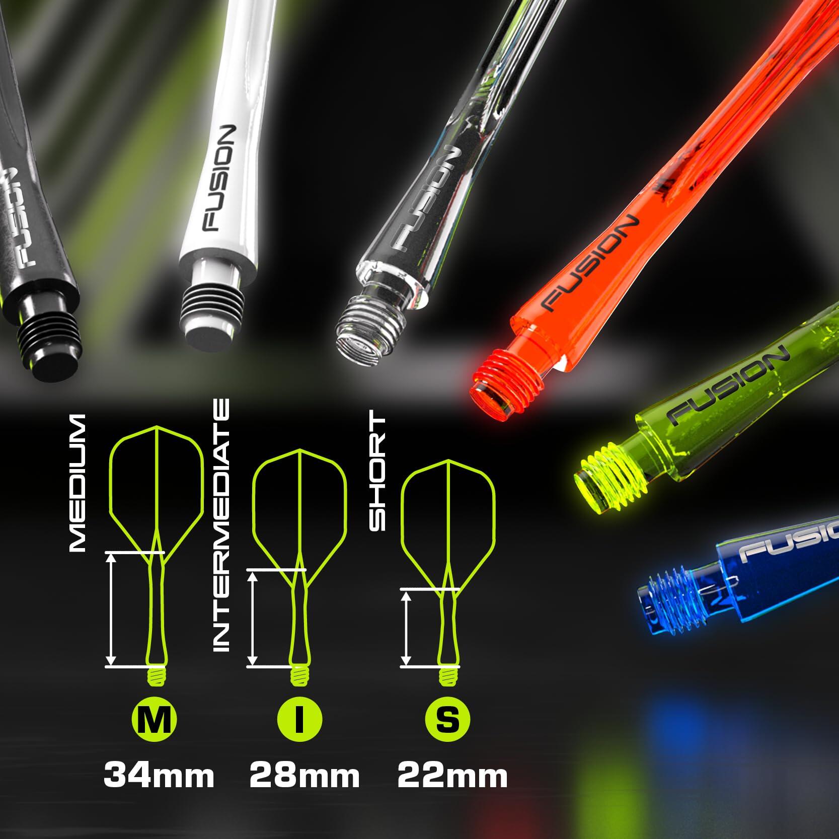 WINMAU Darts - Fusion Integrated Flight & Shaft System - Purple Short ...