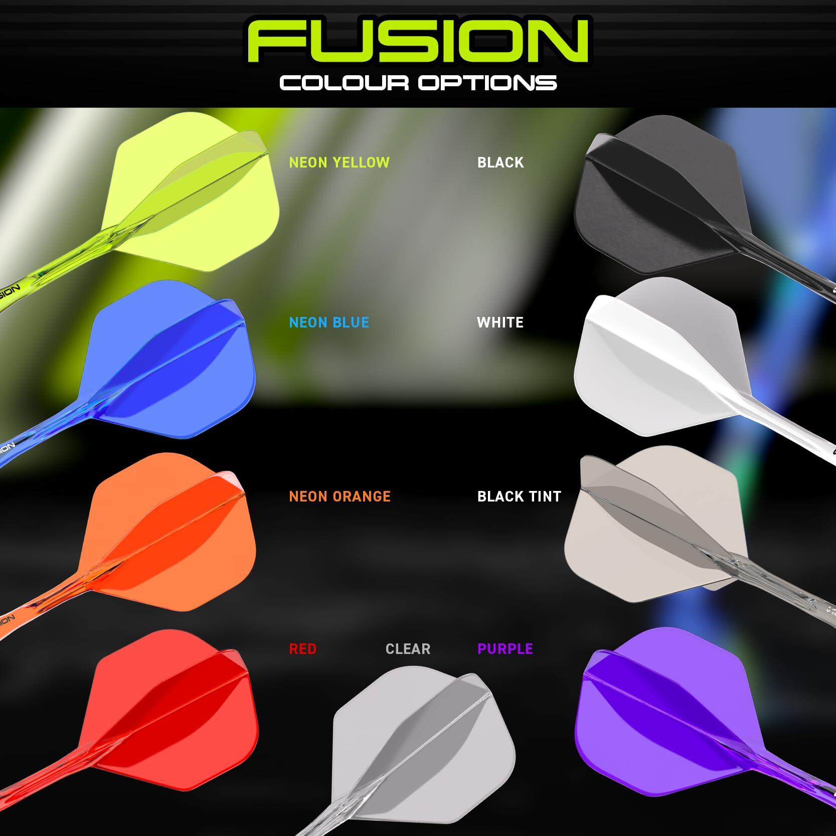 WINMAU Darts - Fusion Integrated Flight & Shaft System - Purple Short ...
