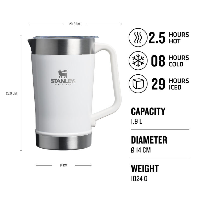 Carafe d'eau Stay-Chill Classic Pitcher 1.9L - Pichet Camping STANLEY | Decathlon