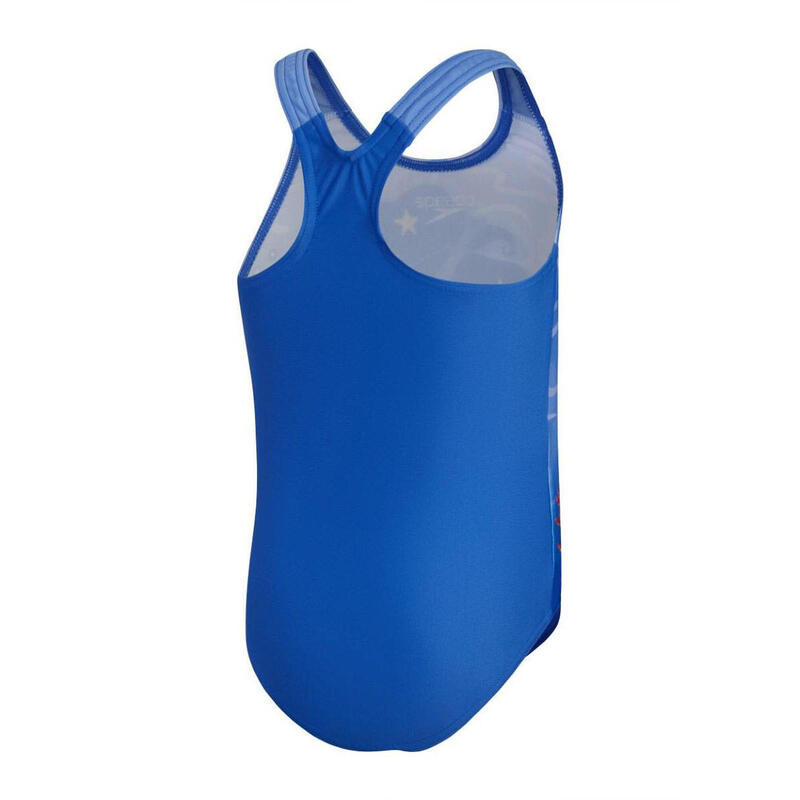 SPEEDO kobaltkék sellőmintás lány fürdőruha 9-12 hónap SPEEDO - Decathlon