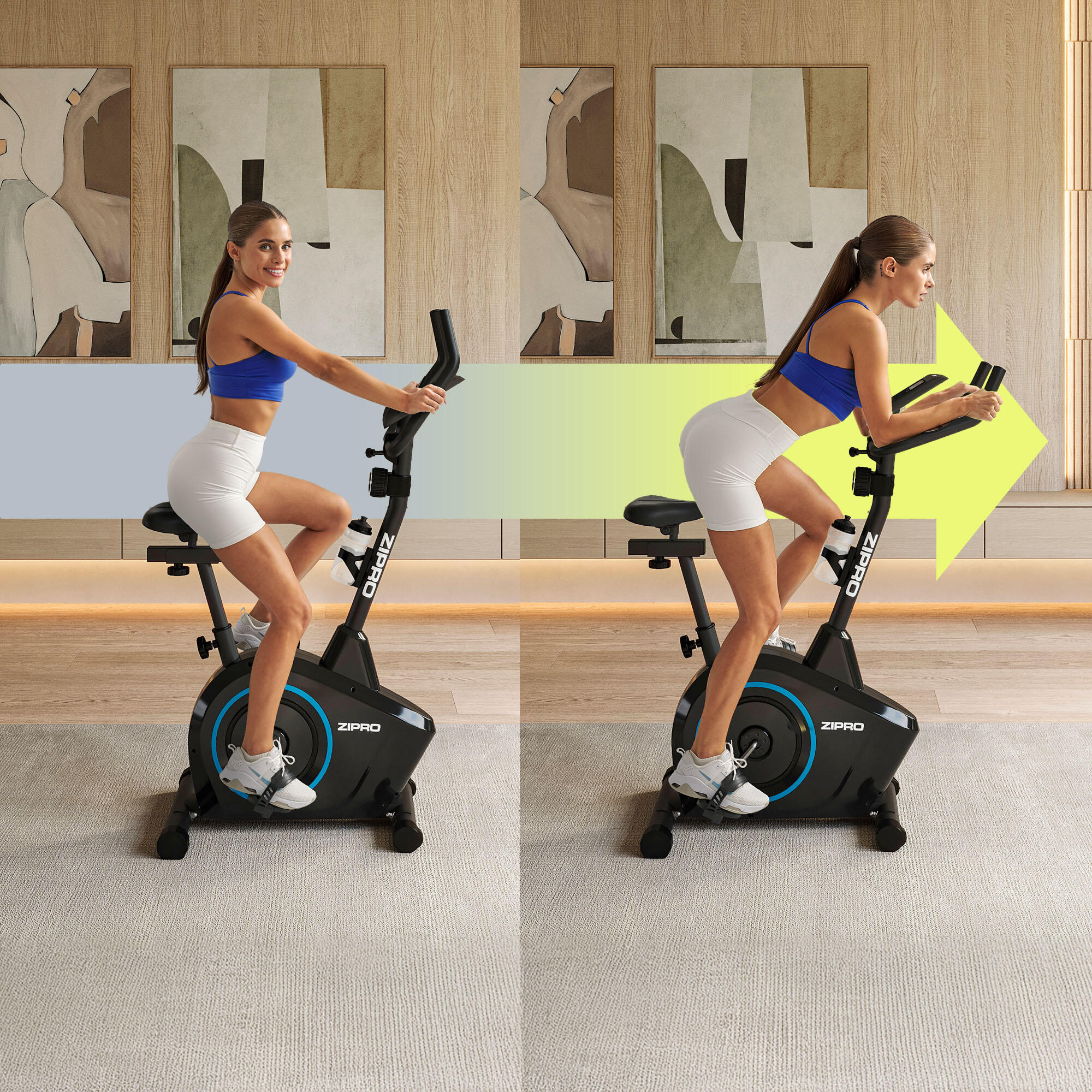 Cyclette magnetica Zipro Boost volano 7 kg per fitness e cardio ZIPRO ...