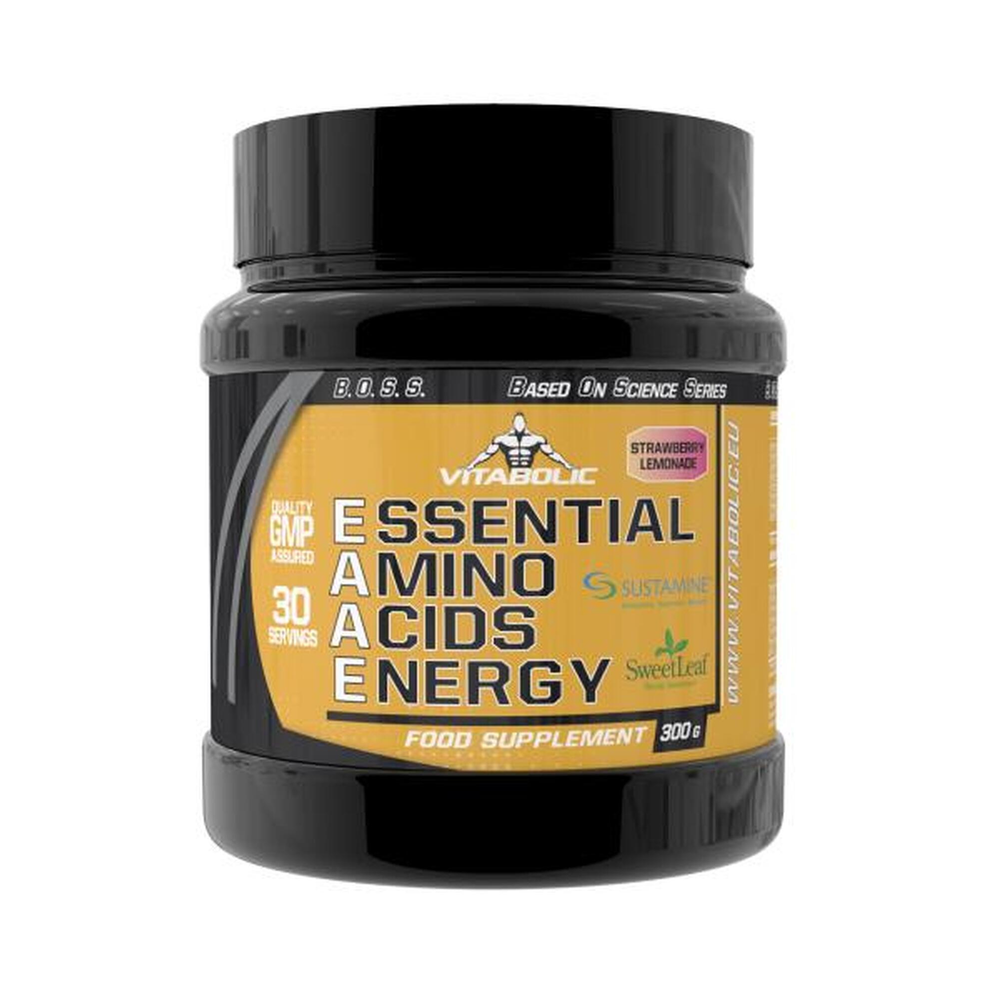 VITABOLIC - Aminoacizi EAA Energy Limonada de Capsuni 300g | Decathlon