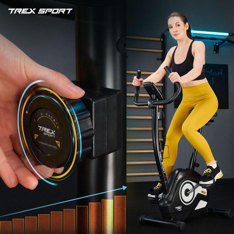 Vélo d'appartement magnétique Trex Sport RECK TX-400MB inertie de 5,5 ...