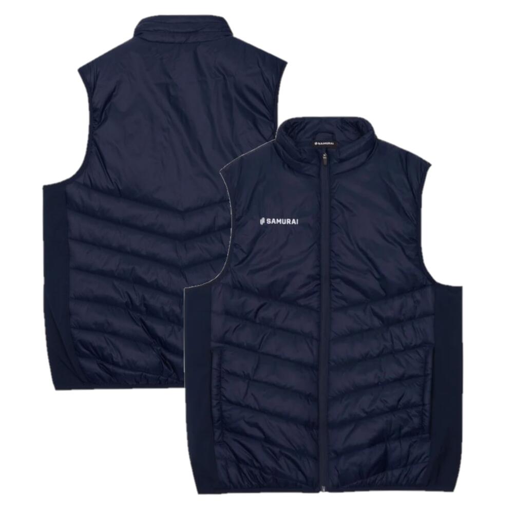 Samurai Men's Rugby Gilet Navy Padded Jacket Top NO BRAND | Decathlon