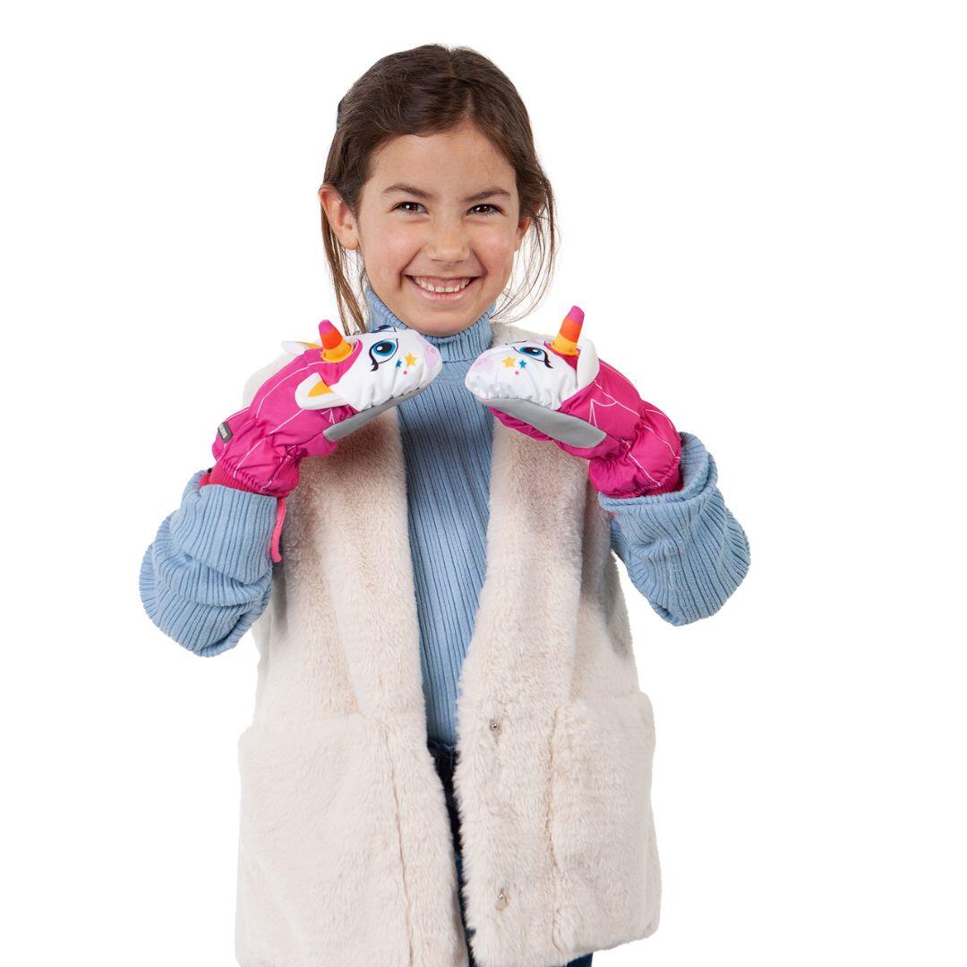 Ski Gloves Barts Nylon Mitts 3D Child Pink-T3 | Decathlon