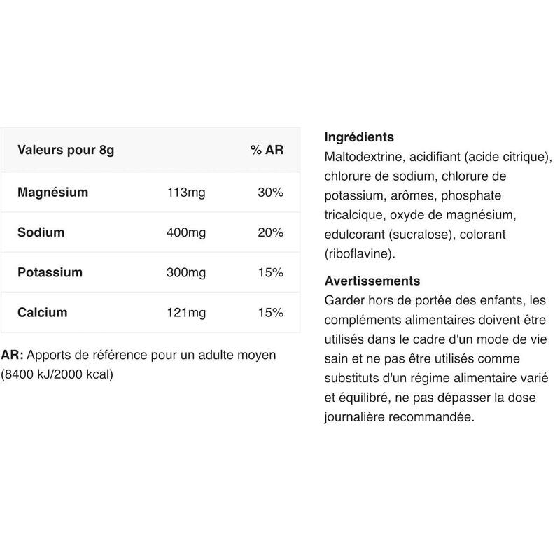 Formule d'électrolytes - Electrolyte Powder - Baies de la Forêt 264g ...