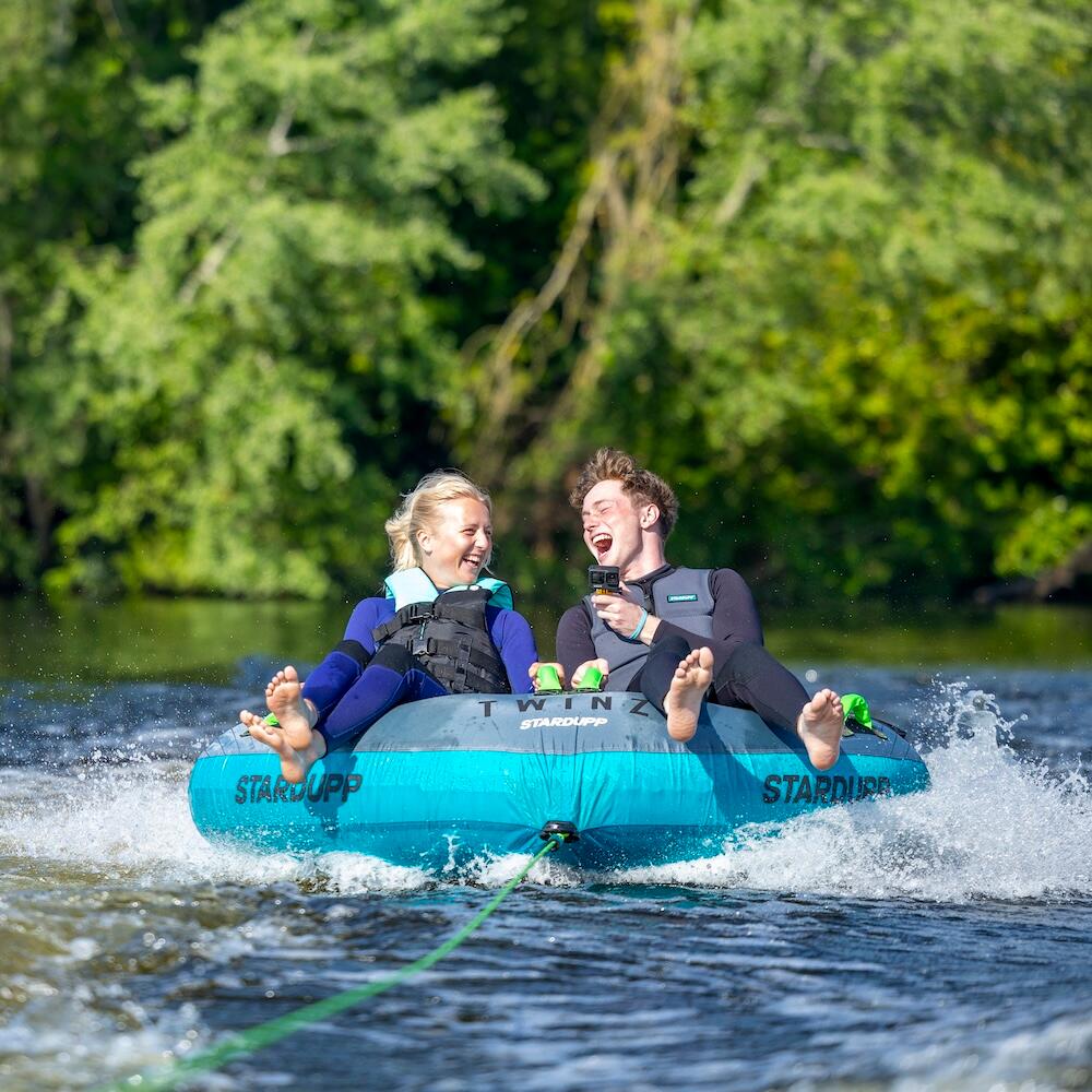 Stardupp Twinz Funtube - 2 Persoons - Opblaasband voor achter de boot ...