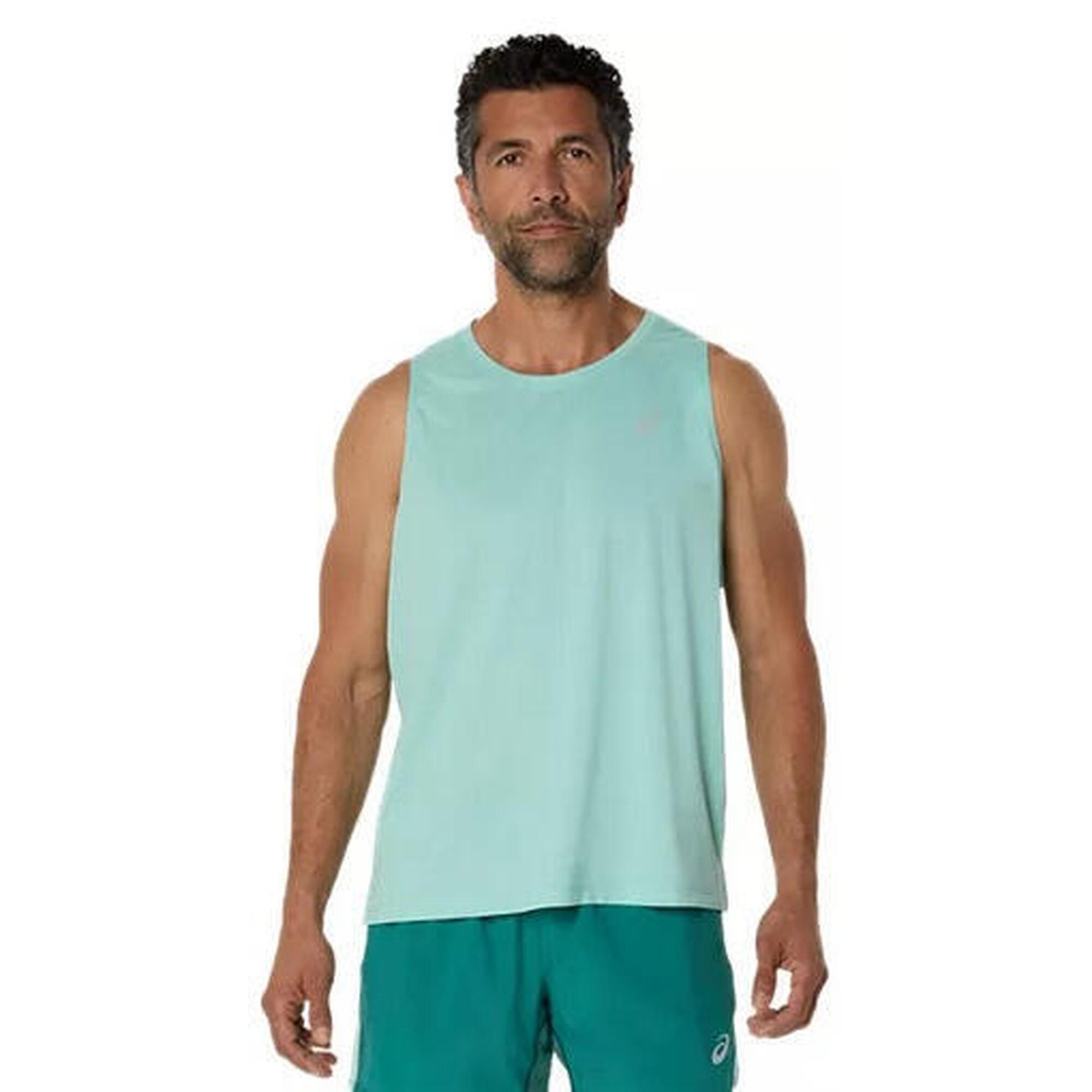 T Shirts And Shirts For Men - ASICS Core Singlet - Oasis Green ASICS ...