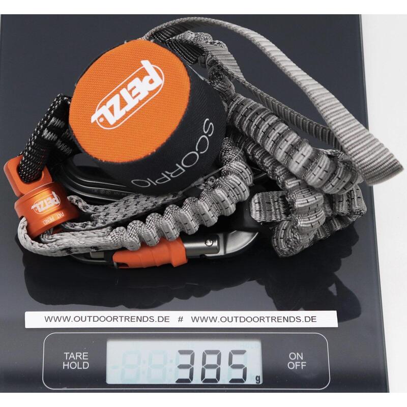 Longe via ferrata Petzl Scorpio Vertigo SW ultra légère (40–120 kg ...