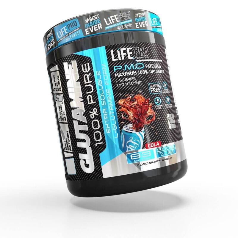 Glutamine LifePRO 500g L-Glutamine pure citron/cola pour récupération LIFEPROOF - Decathlon