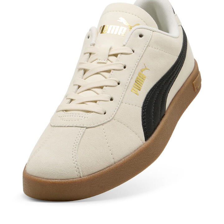 Suede sneakers PUMA Club II PUMA Alpine Snow Black Gold White PUMA ...