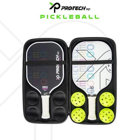 Protech XP GEO"PRO"Pickleball Premiun Set (BLACK & WHITE)