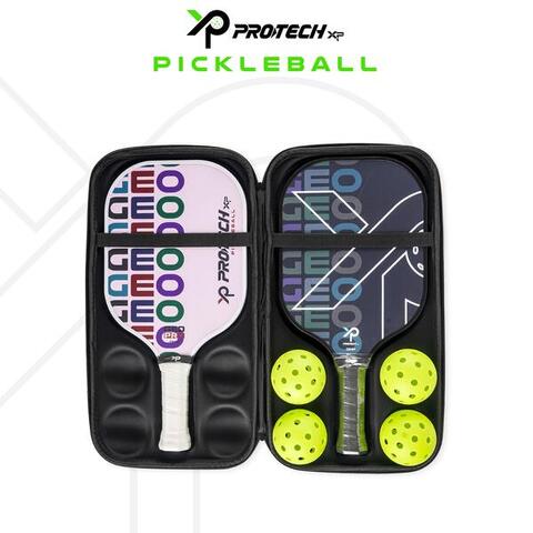 Protech XP GEO"PRO"Pickleball Premiun Set (PINK & DARK BLUE)