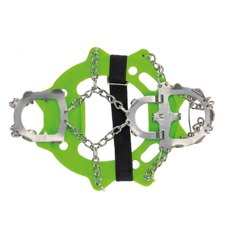 Mini-crampons Ice Traction Plus 10 pointes inox, fixation élastique ...