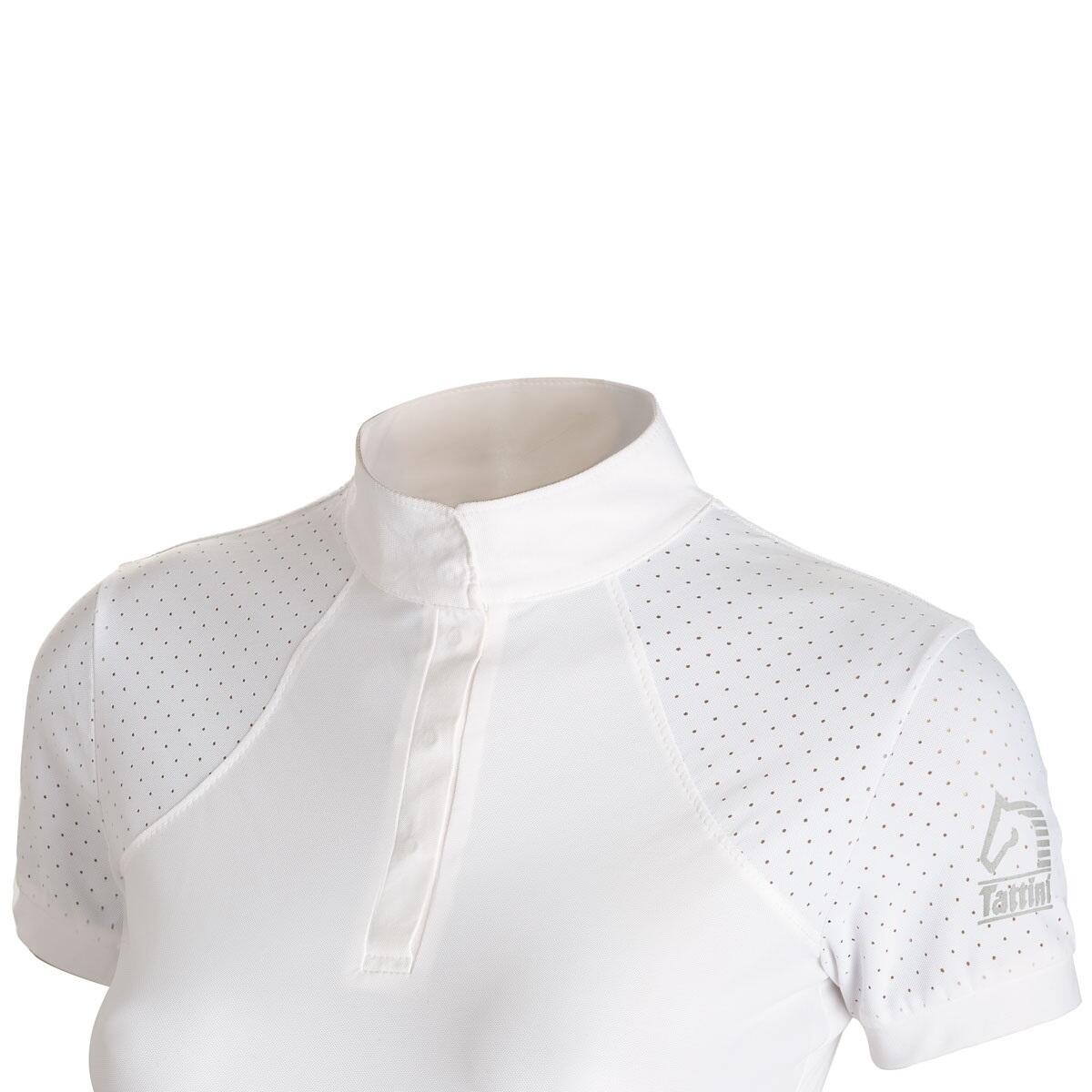 Polo d'équitation avec inserts micro-perforés fille Tattini | Decathlon