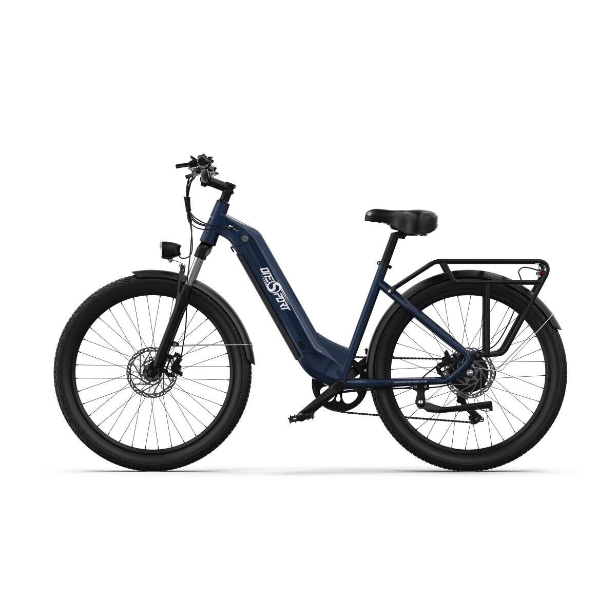 ONESPORT OT05 Electric Bike - 27.5" Wheels 250W Motor 36V18.2Ah - Blue ...