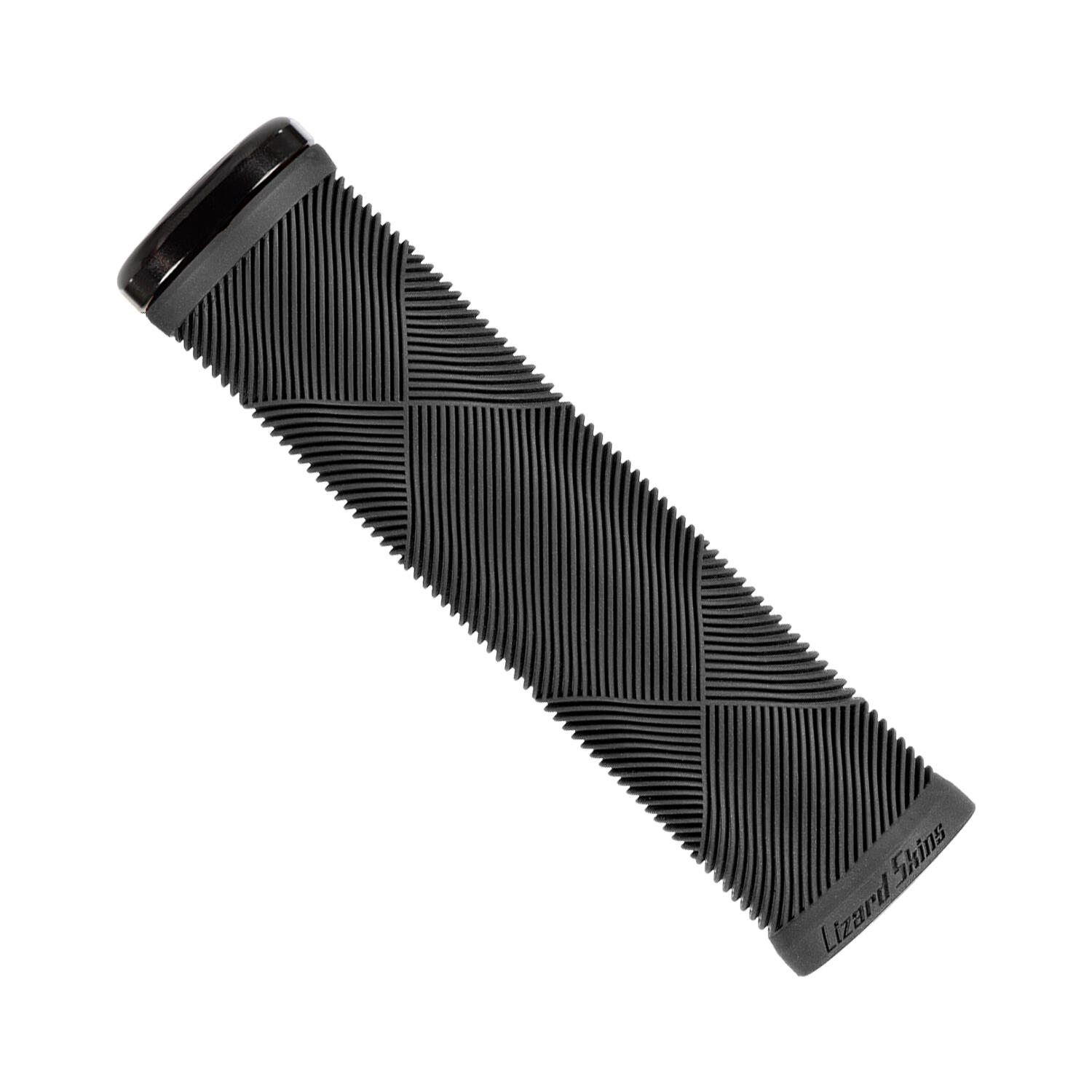 Lizard Skins Strata Single-Sided Lock-On Grip Jet Black | Decathlon