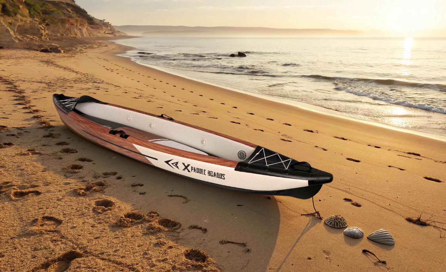 K-Black 1-Person Drop-Stitch Kayak 366x75x42 cm – Complete Pack X ...