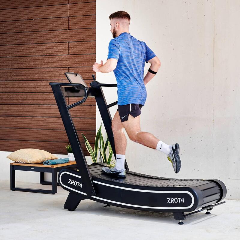 Tapis de course courbe sans moteur affichage LED. Consommation 0 ...