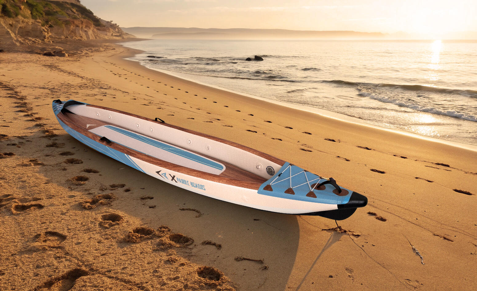 K-BLUE 3-Person Drop-Stitch Inflatable Kayak 490x85x42 cm – Complete ...