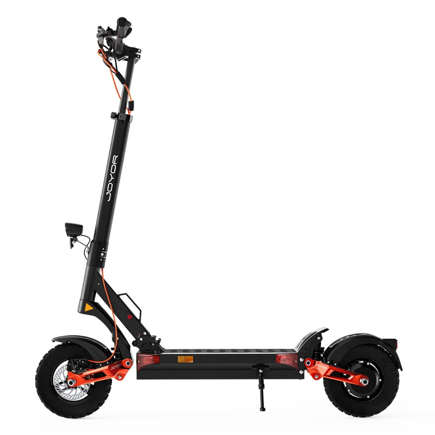 JOYOR T6 Black Electric Scooter + Combination Lock + Mobile Phone ...