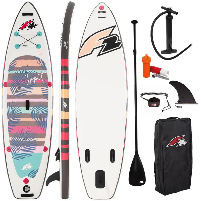 F2 - Placă de surf gonflabilă SUP F2 Impact Woman 10'2” SUP Board Stand ...