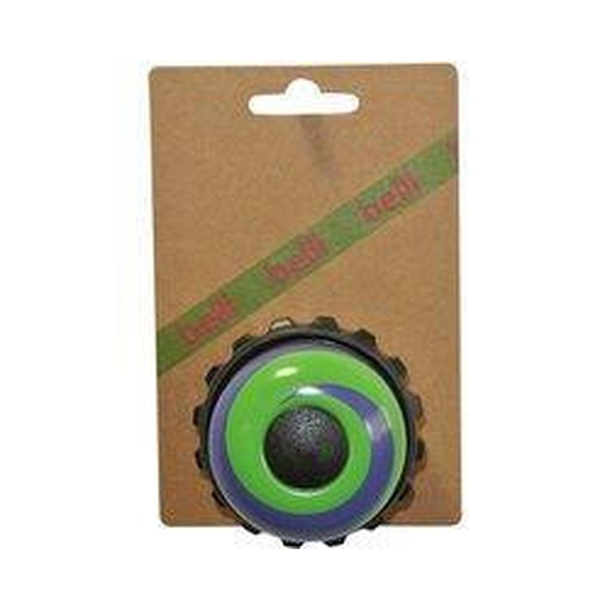 BELL BELLL fietsbel draaibel swirl paars/groen, op kaart | Decathlon
