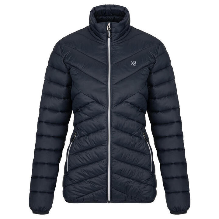 LOAP Irbora női steppelt kabát sötétszürke, M YOA - Decathlon