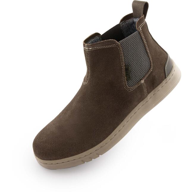 Taupe skórzane buty męskie Woz David 111 - Rozmiar 44 ZERO FRICTION ...