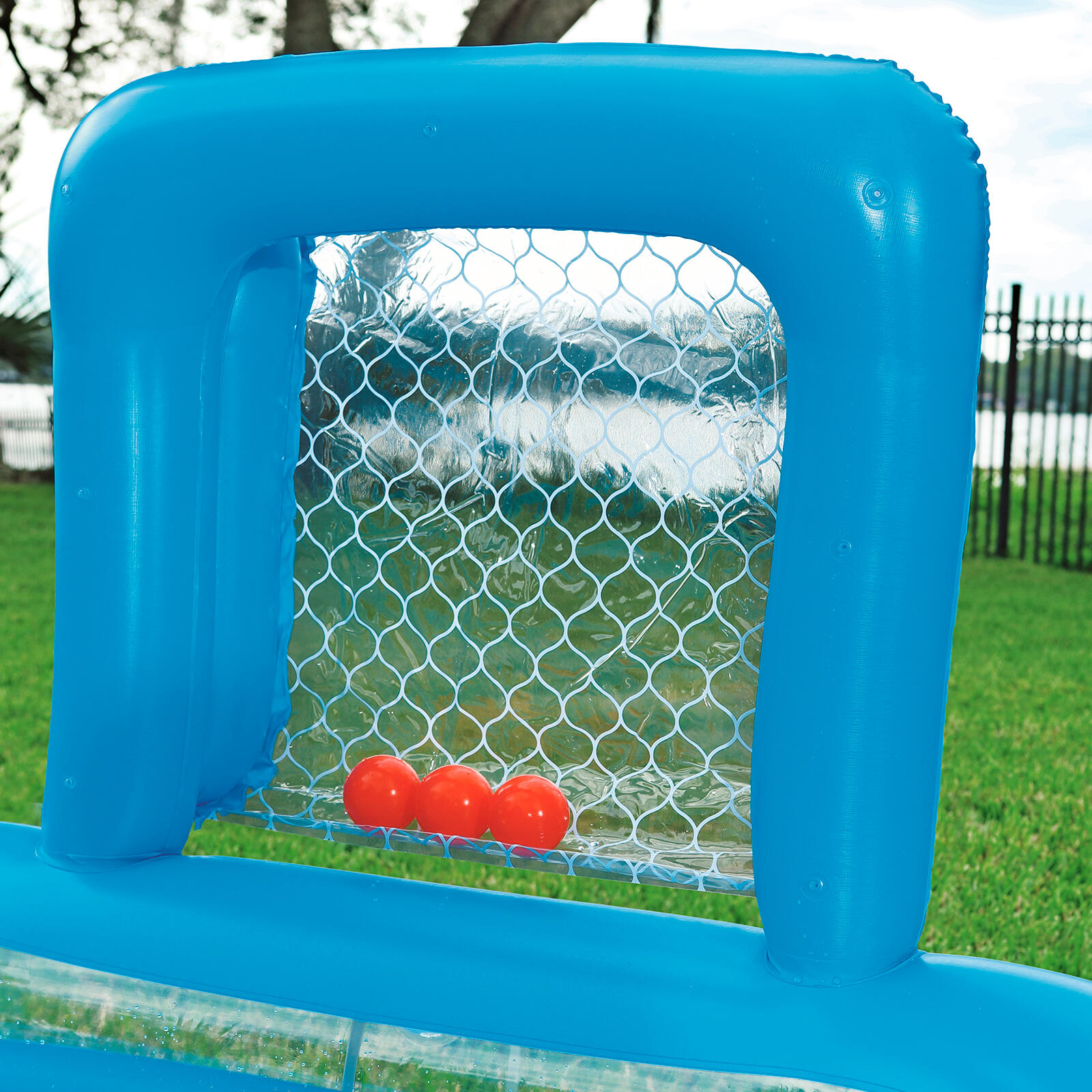 Piscina Insuflável criança + 2 Balizas Bestway Skill Shot 237x152x94 cm ...