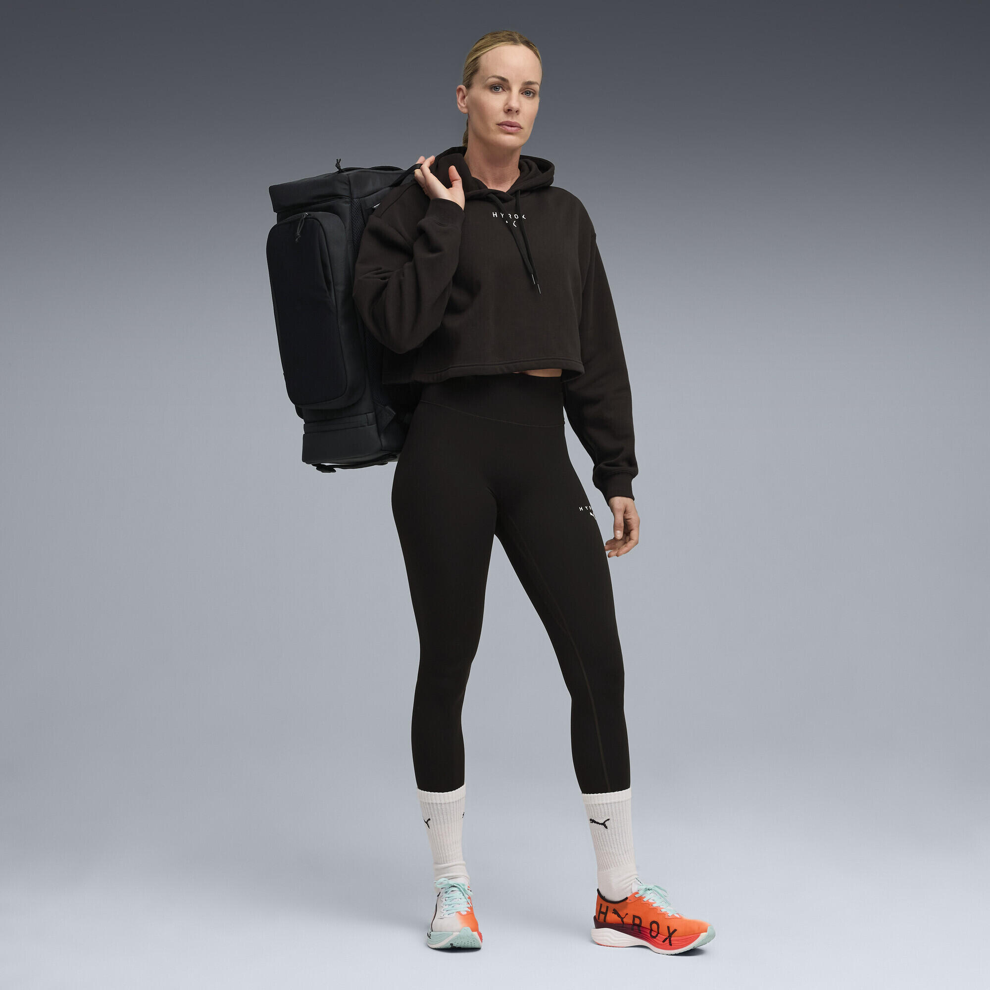 PUMA x HYROX Heavyweight Hoodie Damen PUMA Black PUMA | Decathlon