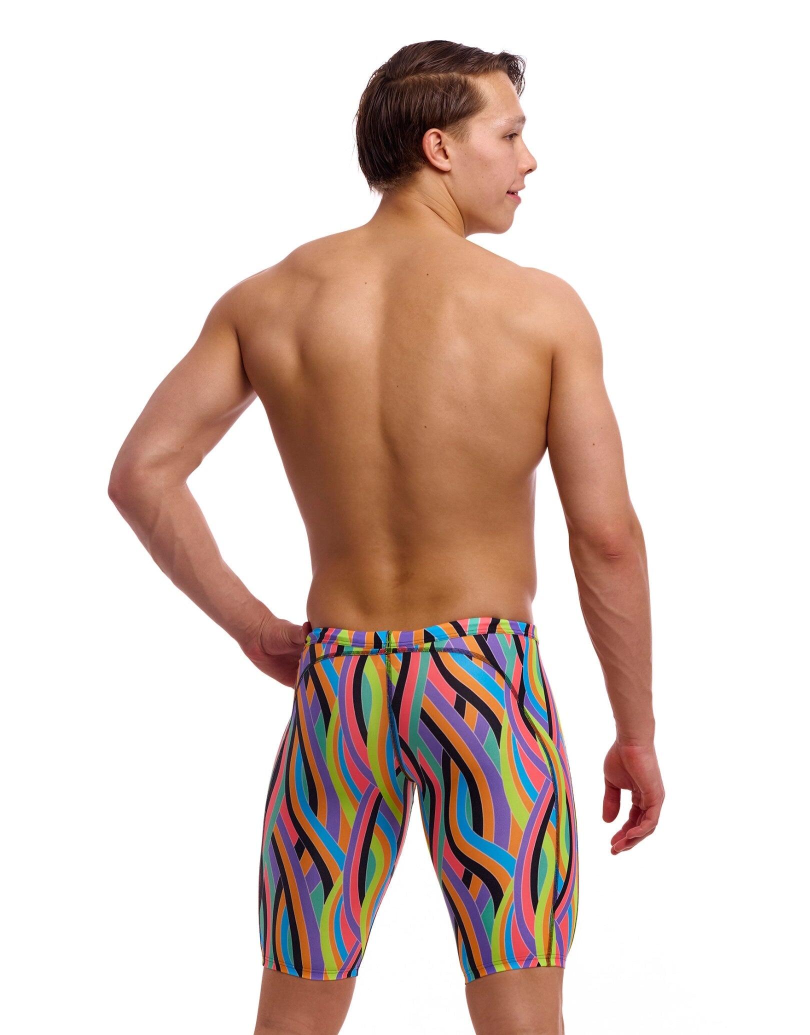 Funky Trunks Curl Curl Swim Training Jammer - Multi | Decathlon