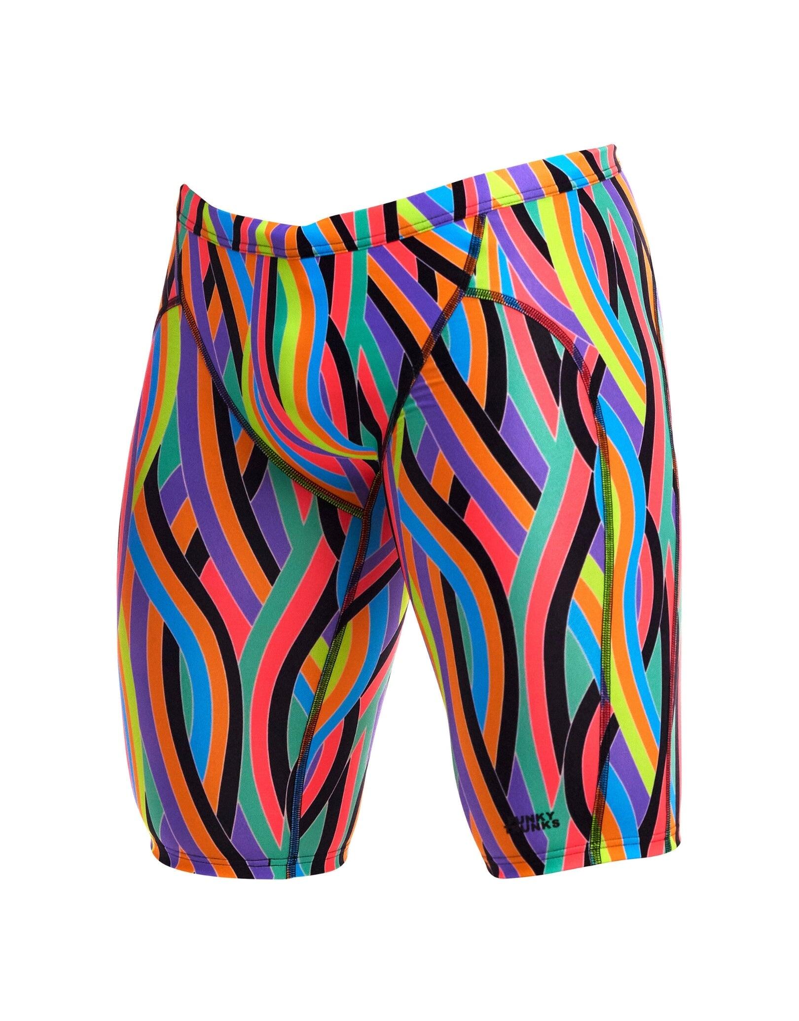 Funky Trunks Curl Curl Swim Training Jammer - Multi | Decathlon