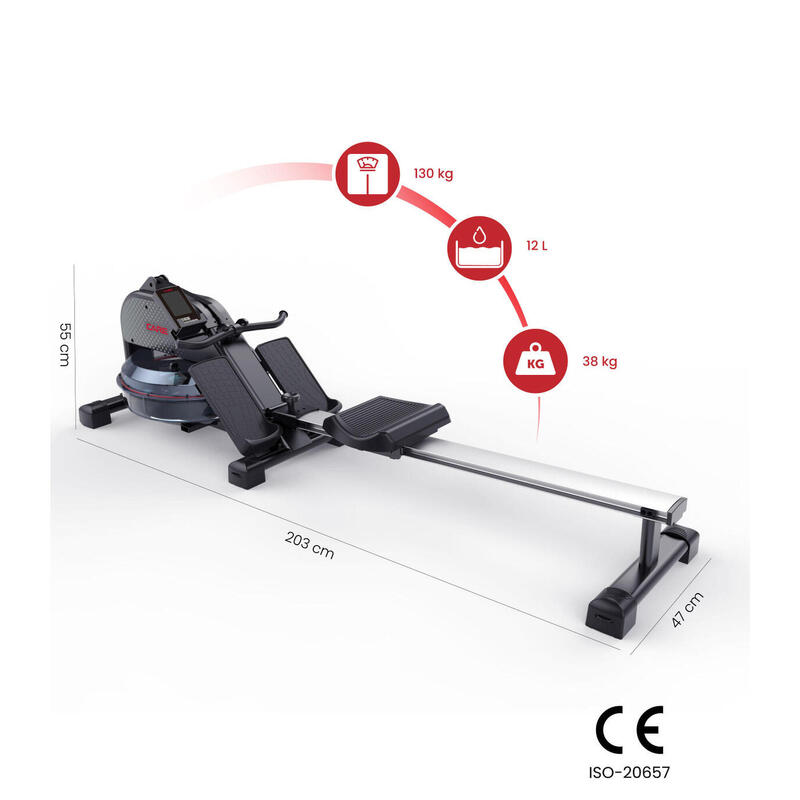 Rameur à eau - SKIPPER SP - CARE CARE FITNESS | Decathlon