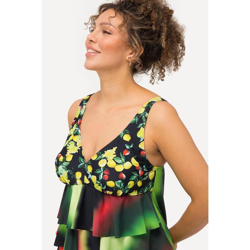 Femme Tankini à motif citrons ULLA POPKEN | Decathlon