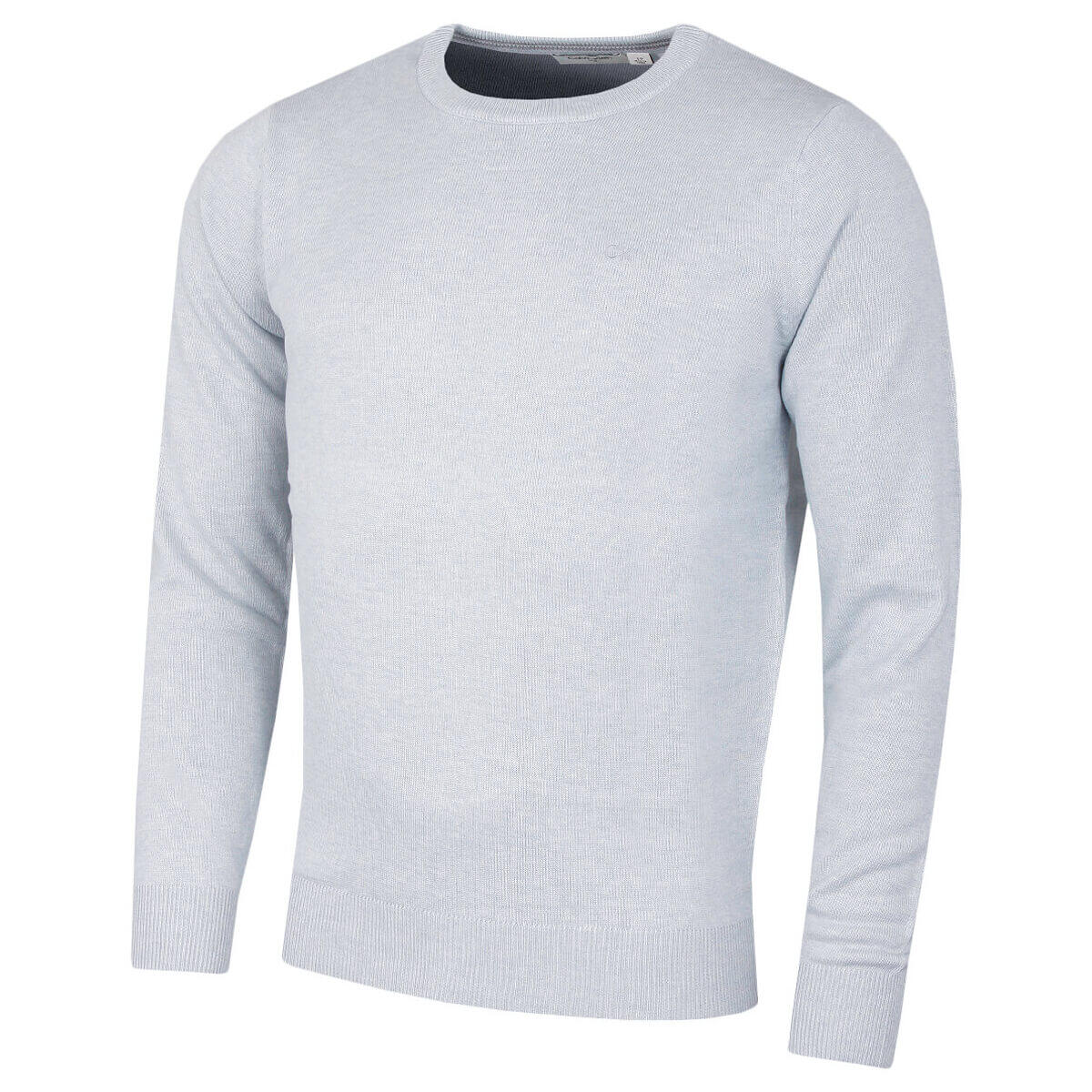 Calvin Klein Mens Crew Neck Sweater - Light Blue Marl - L CALVIN KLEIN ...