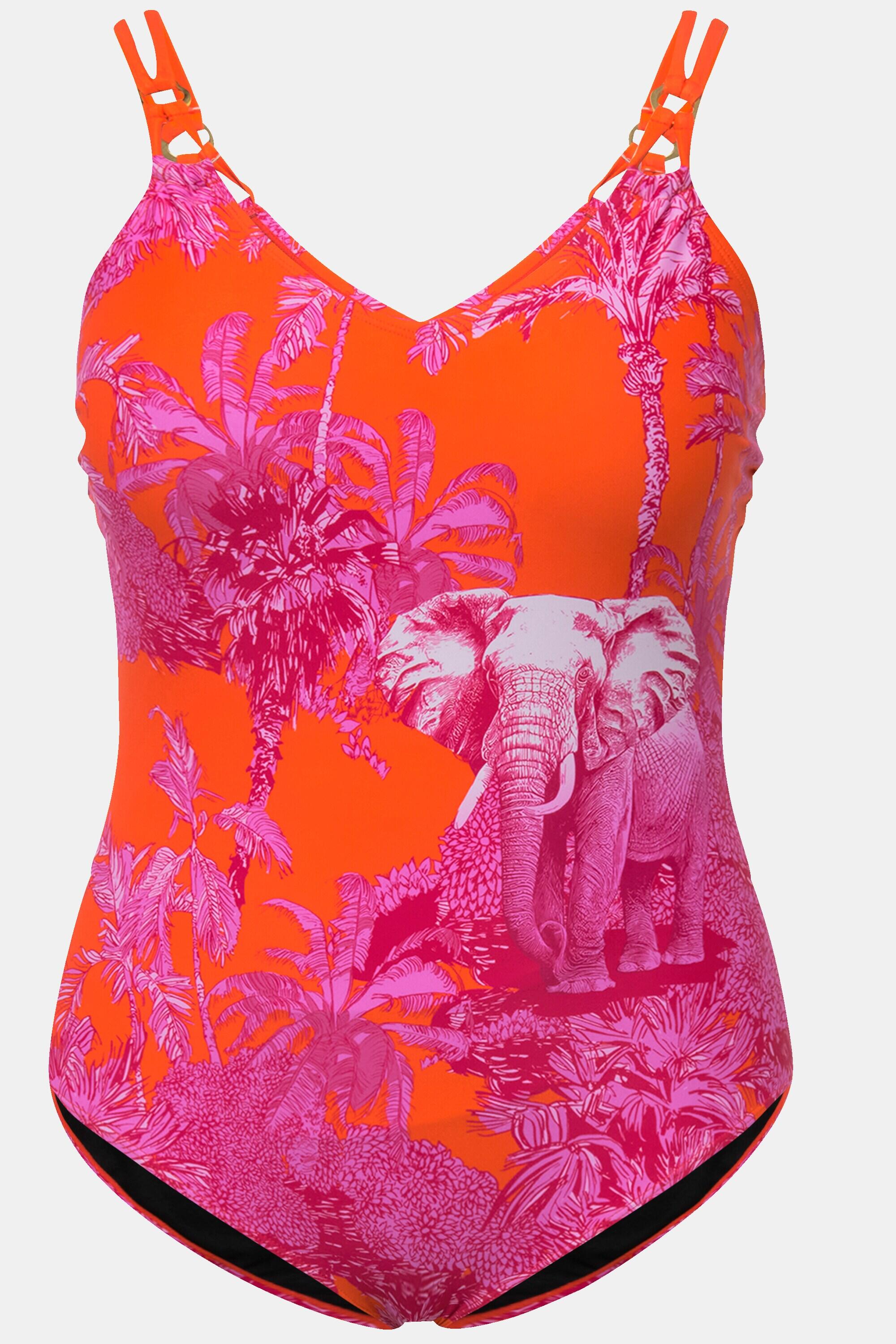 Dames Badpak olifant zonder zachte cups verstelbare bandjes | Decathlon