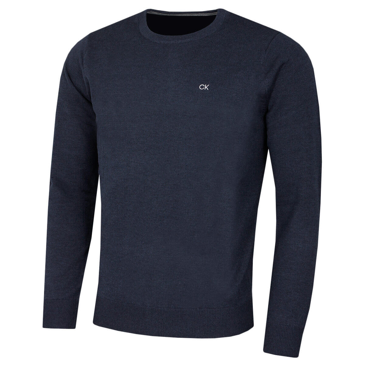 Calvin Klein Mens Crew Neck Sweater - Light Blue Marl - L CALVIN KLEIN ...