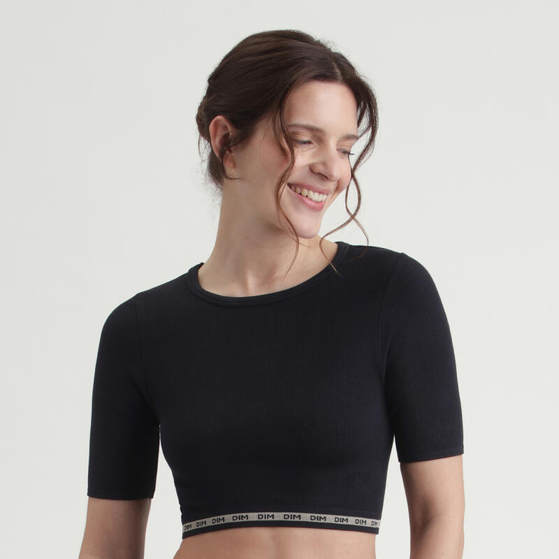 T-shirt col rond Femme Icons DIM | Decathlon